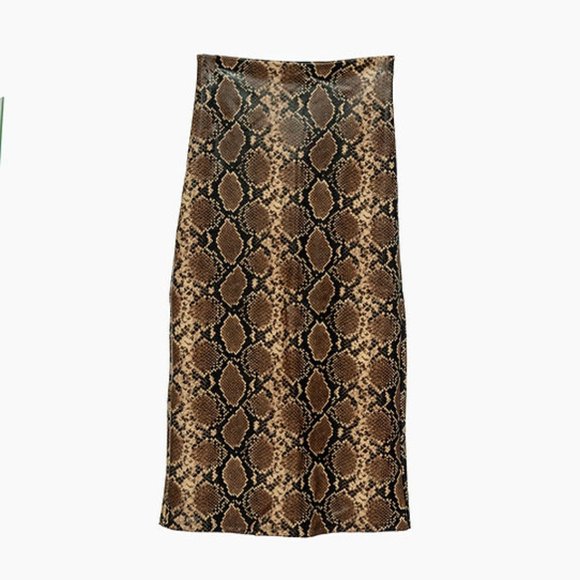 Commando | Skirts | 91commando Faux Leather Snake Skin Skirt | Poshmark